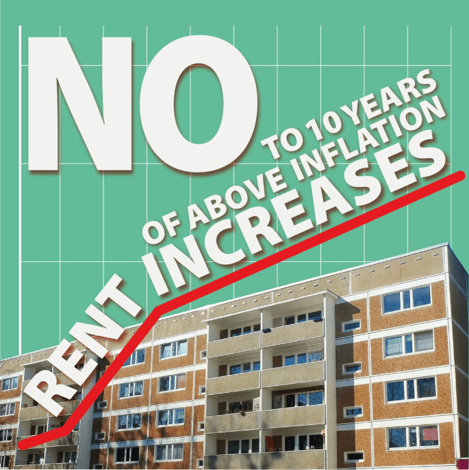 No to 10 years of above inflation rent increases – Labour Campaign for ...